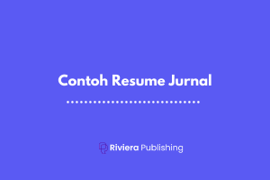 15 Contoh Resume Jurnal yang Baik Dan Benar Di Rumpun Ilmu