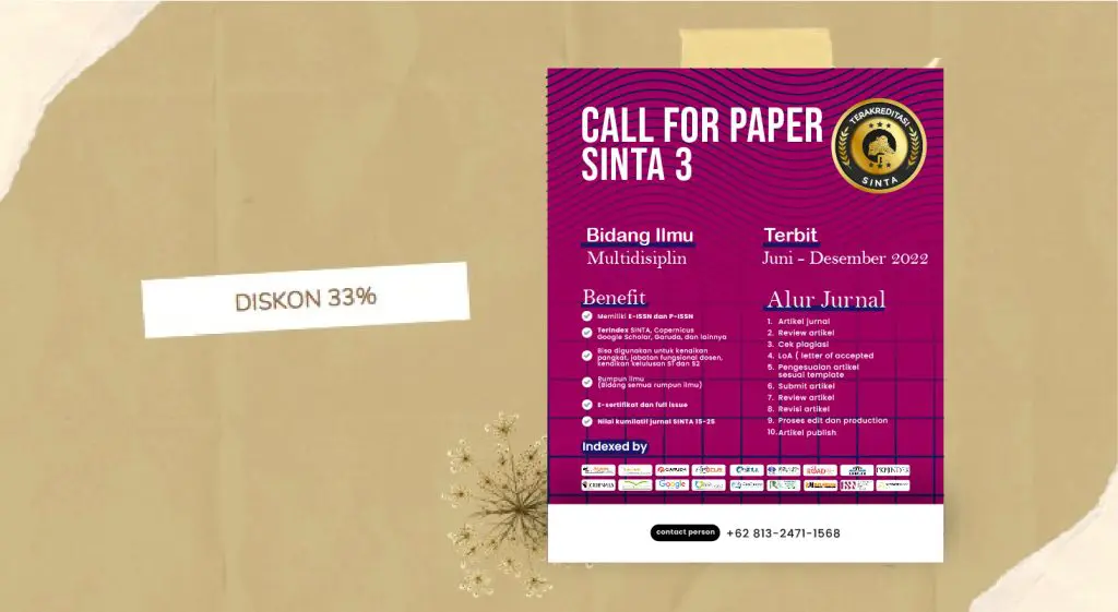 Call For Paper Jurnal Nasional & Internasional Bergaransi Terbit!