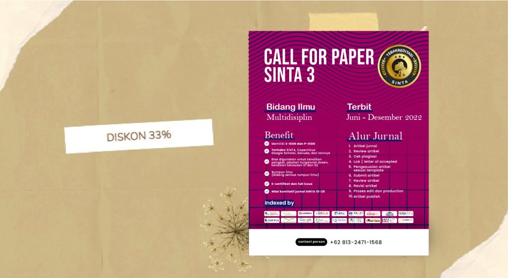Call For Paper Jurnal Nasional & Internasional Bergaransi Terbit!