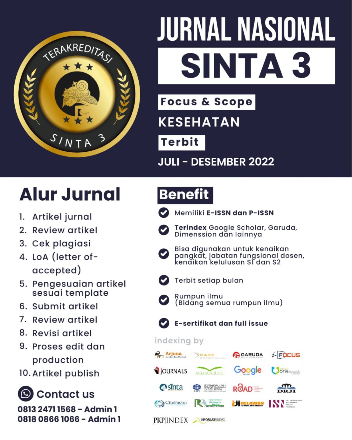 87+ Daftar Jurnal Sinta 3 Gratis Terbit Bulan Ini? [UPDATE 2023]