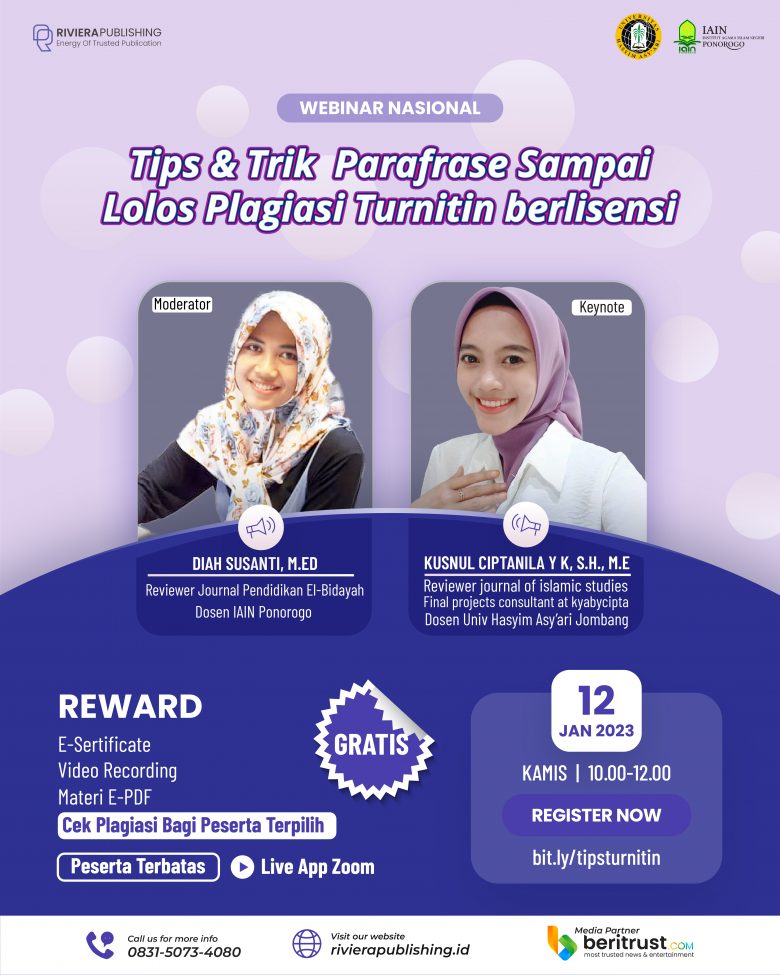 Contoh Hasil Pengecekan Plagiasi Turnitin Terbaru [2022] - Riviera Blog