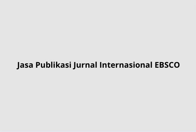 Publikasi Jurnal Internasional Ebsco - Riviera